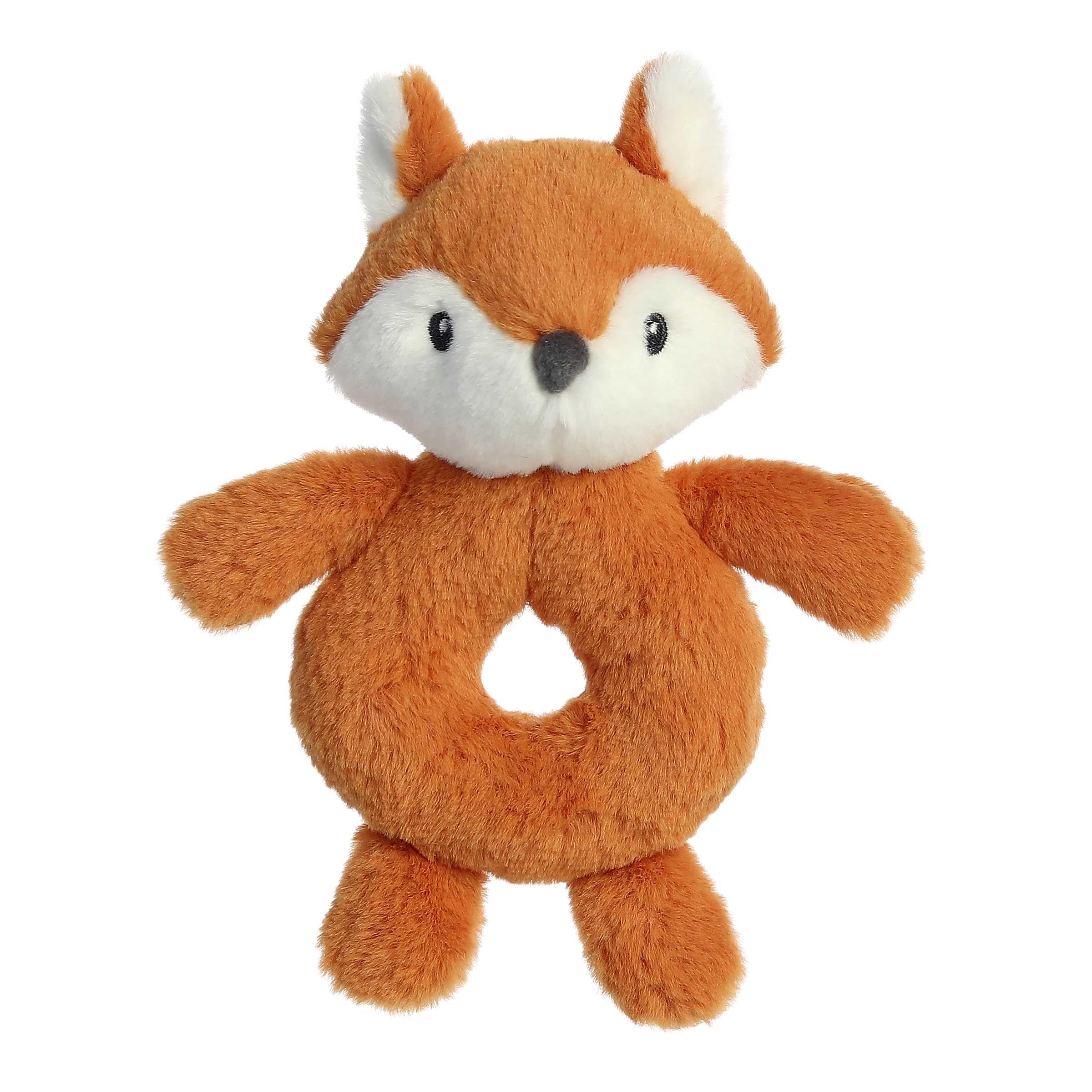 Aurora Ebba - Woodland - 6.5" Foxie Ring Rattle