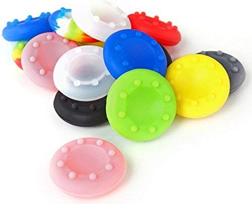10PCS Analog Joystick Thumb Sticks Grips Cap for PS3 PS4 PS2 Xbox 360 Xbox One Wii Game Controller (Mixed)