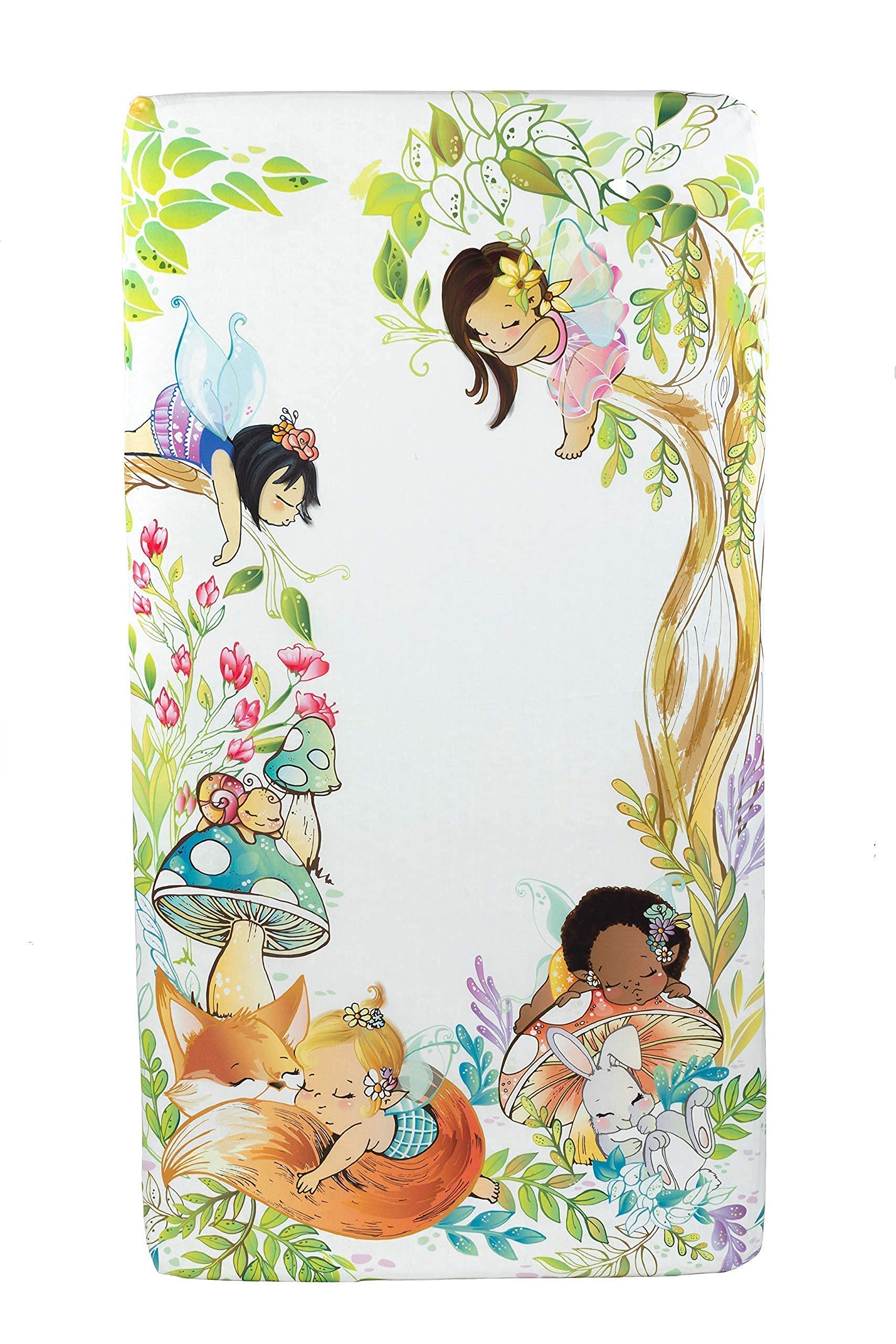 Baby Titi - Mermaid and Fairy Crib Sheets for Girls Bundle