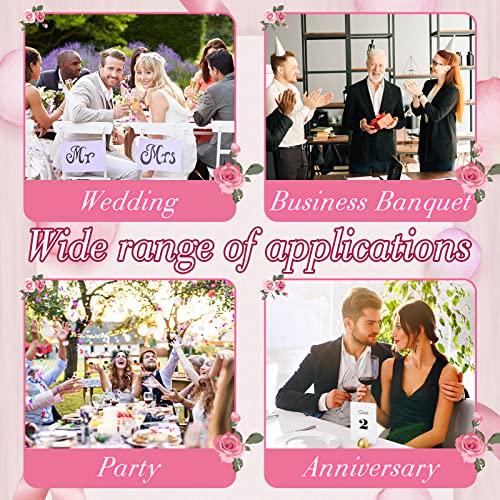 20 Pieces Table Number Cards Round Table Number Stands Modern Cursive Table Number 1-20 for Wedding Reception Anniversary Party Restaurant Events 4 x 6 Inches(Gold)