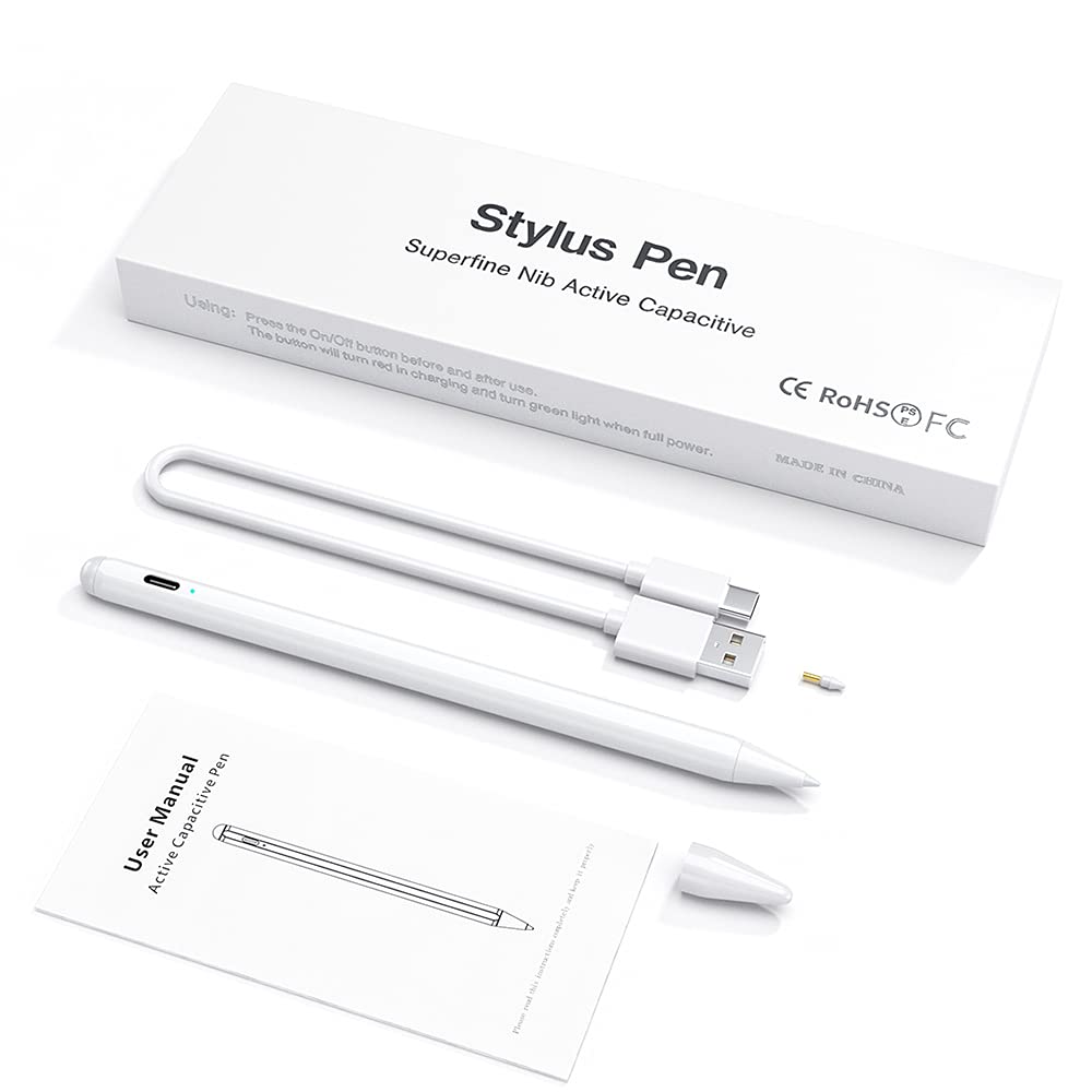 DRYMOKINI Stylus Pen 2nd Gen with Palm Rejection, Magnetic, High Precise Fine Tip Pencil for pple iPad 2018-2022 for iPad 6/7/8/9/10, iPad Air 3/4/5, iPad Mini 5/6, iPad Pro 11", iPad Pro 12.9"
