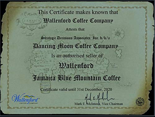 12 oz. Dancing Moon 100% Board Certified Genuine Jamaica Blue Mountain® Whole Bean Coffee