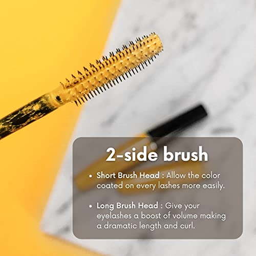 TSUVIMI Ever Long Mascara, Color Mascara, Long Lasting Mascara (Silver Gray)