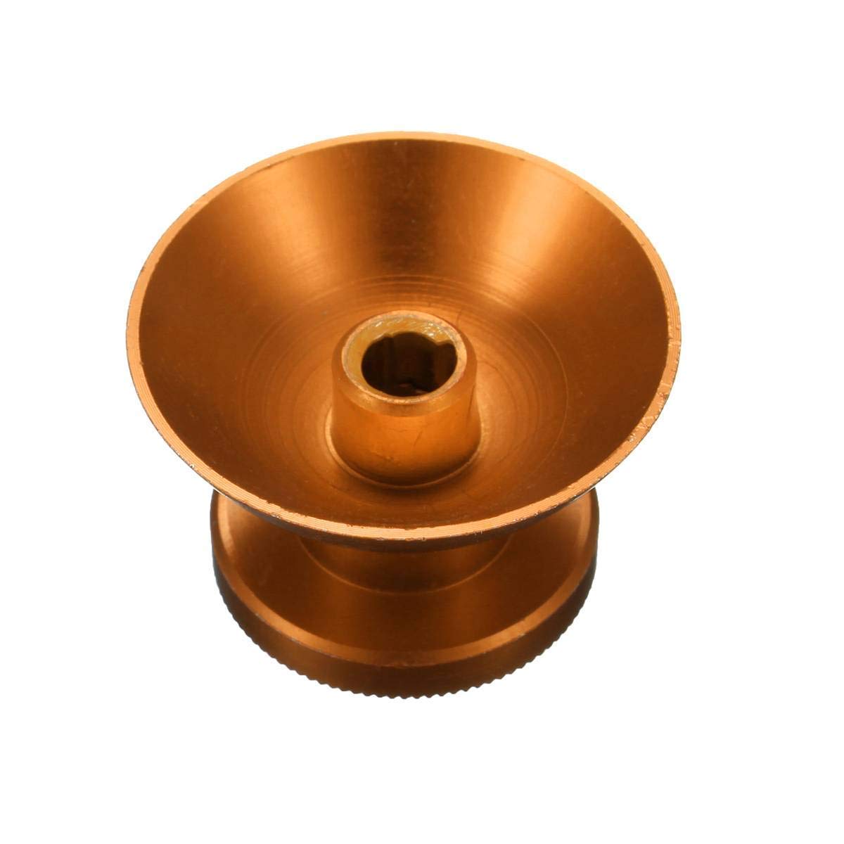 2PCS Aluminum Metal Analog Joystick Thumbstick Rocker Mushroom Caps Button for PS4 Xbox One Replacement (Gold)
