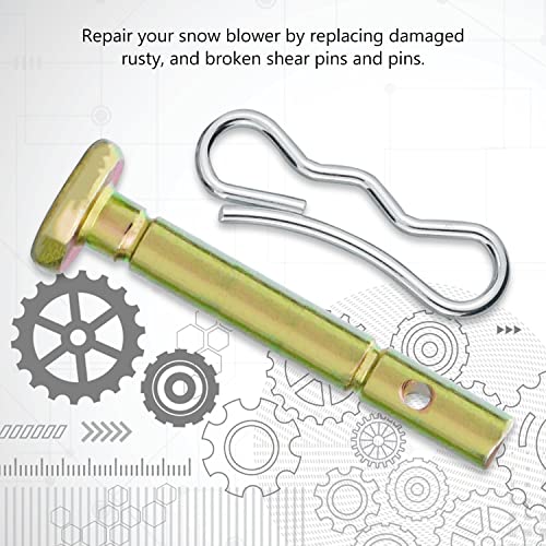 10-Pcs 738-04155 Snow Blower Shear Pins for Craftsman CMXGZAM241056 7188992, Snow Blower Models Starting with 247.XXXX