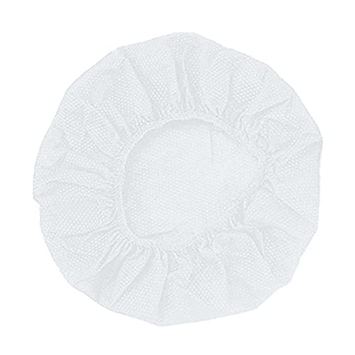 100Pcs White Non-Woven Sanitary Headphone Ear Cover, Disposable Super Stretch Covers Washable for Most On Ear Headphones with 10~12cm Earpads (XL - 13cm)