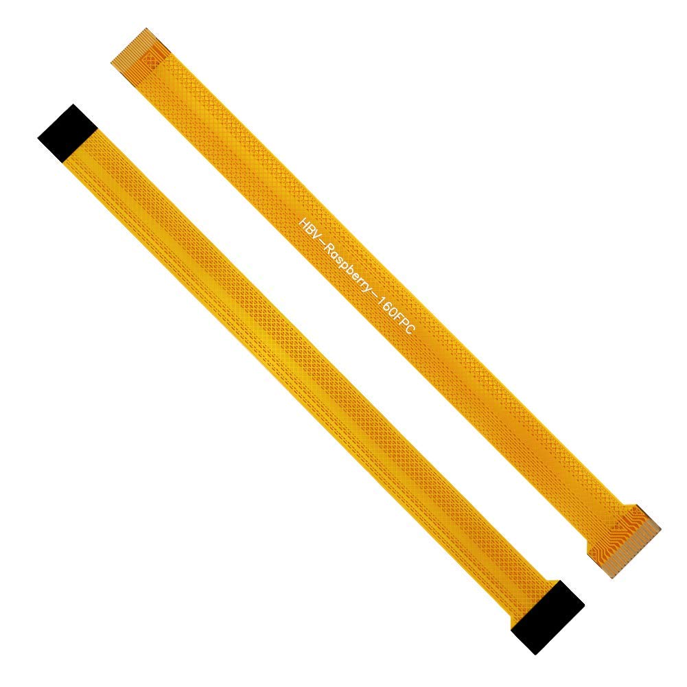Aokin for Raspberry Pi Camera Cable, FPC Cable Ribbon Flex Extension Cable 15 Pin 22 Pin for Raspberry Pi Zero or Zero W, Octoprint Octopi Webcam, Monitor 3D Printer, etc, 16cm/6.30in, 1 Pcs