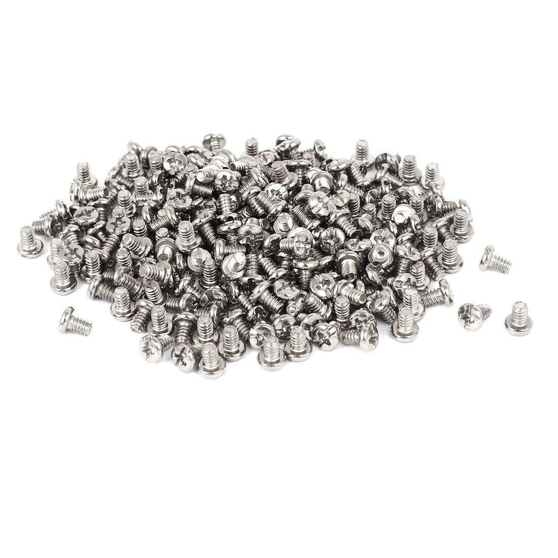 Aexit Desktop Computer Cleaning & Repair Nickel Plated Hard Drive Video Card PCI Bezel Screw Computer Screws #6-32 300pcs