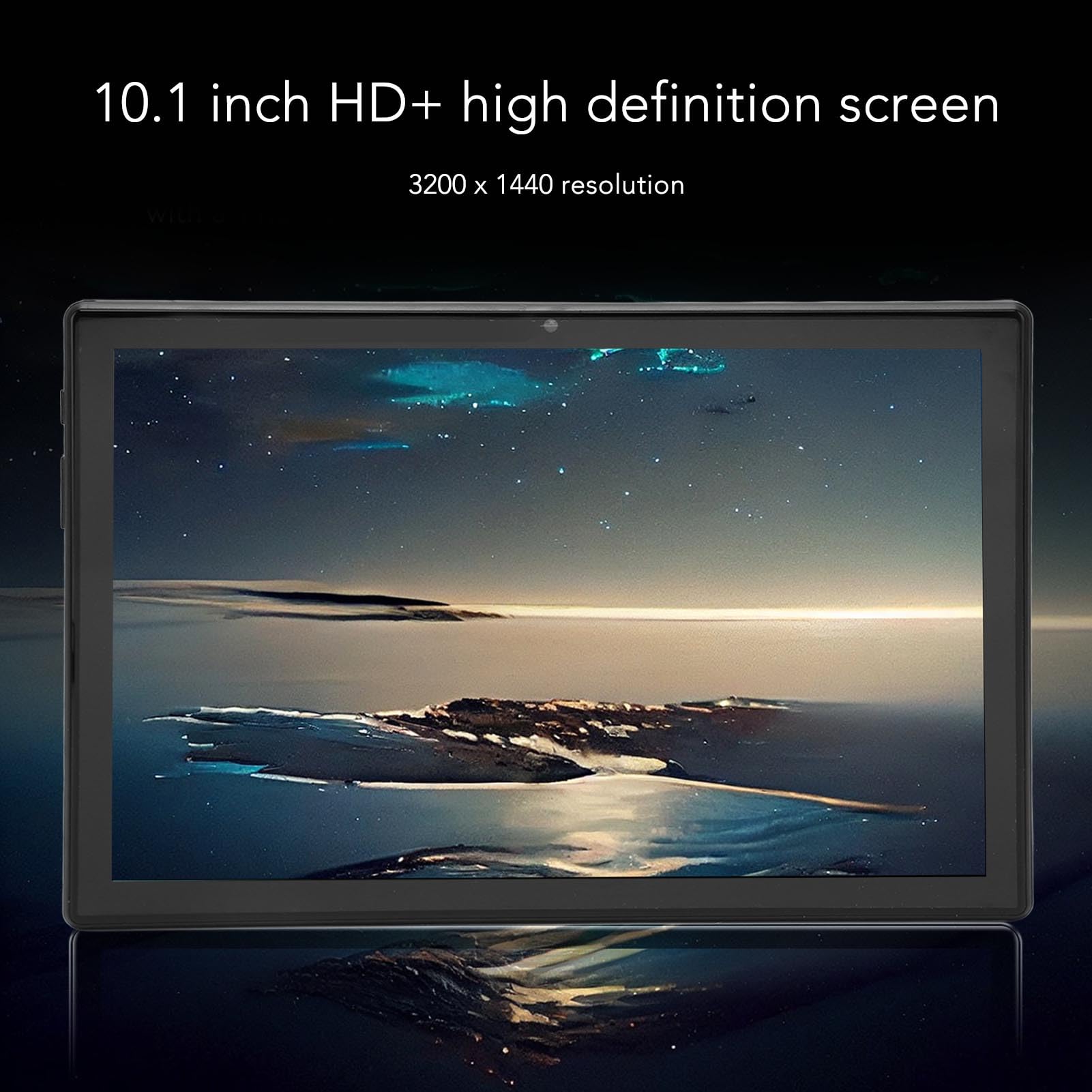 10.1 Inch Tablet, for Android 11 Tablet with 8GB RAM 128GB ROM, 8 Core CPU, 8+13MP Dual Cameras, 5G WiFi, 4G LTE Office Tablet for Work, Gaming (Black)