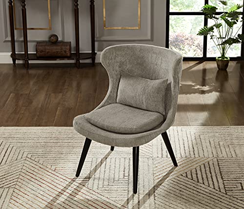 Ball & Cast Living Room Upholstered Accent Chair 25" W x 29"D x 32.5" H Grey Set of 1