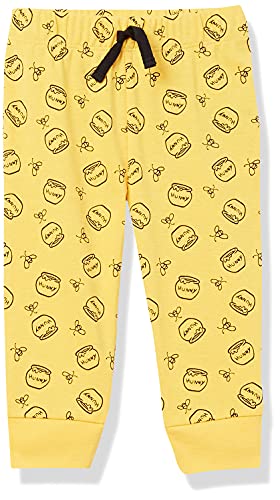 Amazon Essentials Disney | Marvel | Star Wars Baby Boys' Pants, Pack of 4, Winnie the Pooh Oh Bother!, 3-6 Months