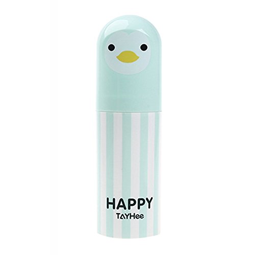 Narutosak Portable Cute Cartoon Penguin Toothbrush Toothpaste Holder Travel Storage Case - Blue