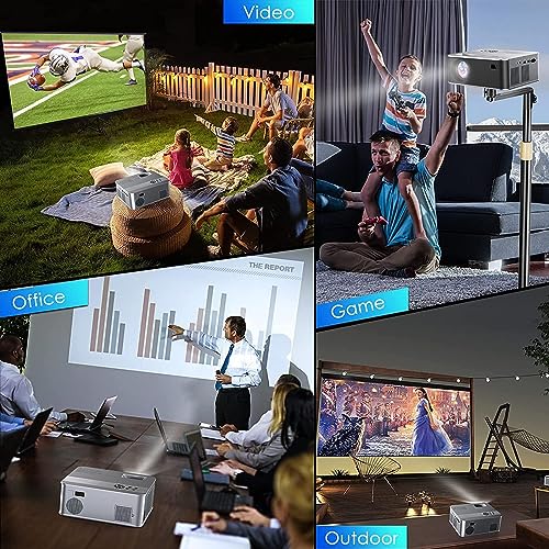 1080P HD Projector, 5G WiFi Bluetooth 4K Projector, PENMAMA 9500L Movie Mini Projector with Zoom/±15° Keystone/ 300" Display/Phone Mirroing, Compatible with HDMI, VGA, USB, Phone, TV, Laptop, PC, PS5