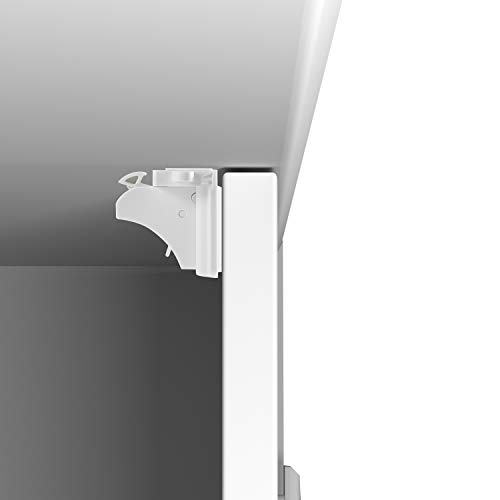 12 Pack Baby Proofing Magnetic Cabinet Locks - Safeasy Adhesive Children Safety Magnet Drawers Latches (12)