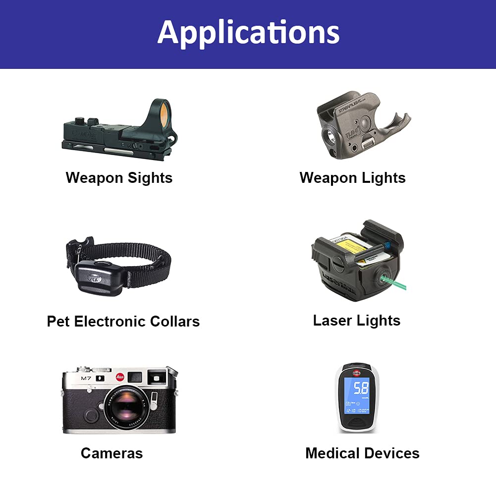 Enerpe 1/3N CR1/3N DL1/3N 3V Lithium Battery High Capacity for Laser Sights Pet Electronic Collars 8 pack