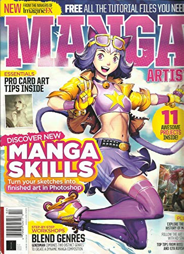 MANGA ARTIST MAGAZINE, ISSUE, 2020 VOL. 7 VIDEO OR CD & BRUSHES! NOT INCLUDE