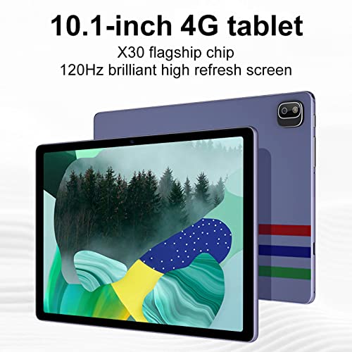 10.1 Inch Tablet, Android 10, Octa Core CPU, FHD+ Screen and Dual Speakers, 4GB RAM + 32GB ROM, Expandable128GB, 2MP+5MP, Dual SIM, 4000mAh Large Battery, GPS+FM+WiFi+Bluetooth