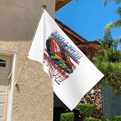 #24 William Byron Flag 3x5 Ft Polyester Fabric with 2 Brass Grommets Banners for Outdoor Indoor Decoration