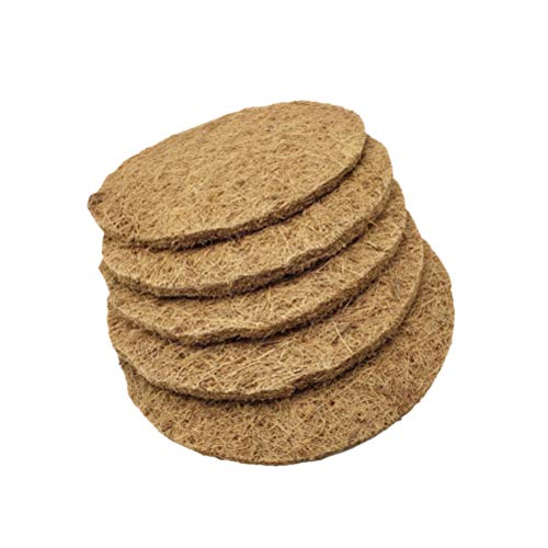 balacoo Bird Nest Mat Breeding Egg Pad Breathable Coconut Fiber Nesting Mat for Racing Pigeon Bird Breeding Supplies 15pcs