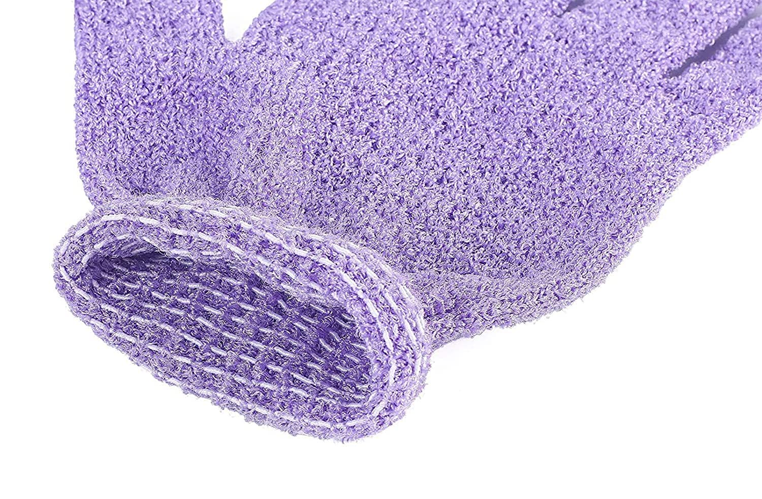 8 Pairs Double Sided Exfoliating Gloves Body Scrubber Scrubbing Glove Bath Mitts Scrubs for Shower, Body Spa Massage Dead Skin Cell Remover 1