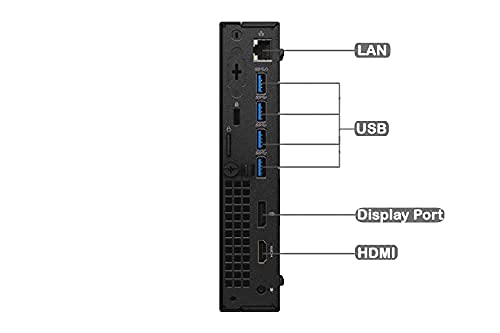 DELL 7040 Micro Intel Core i3-6100T 3.20 GHz, 8GB, 500GB HDD, Win 10 Pro (Renewed)