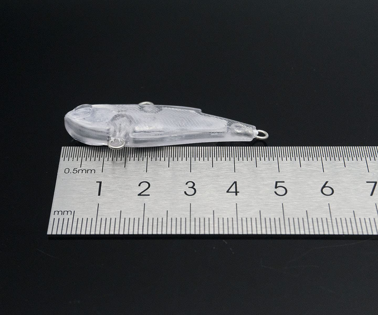 10PCS Unpainted VIB Lipless Sinking Fishing Pencil Lures 48mm 6g ABS Hard crankbait Outdoor Sports 8382# Free Eye