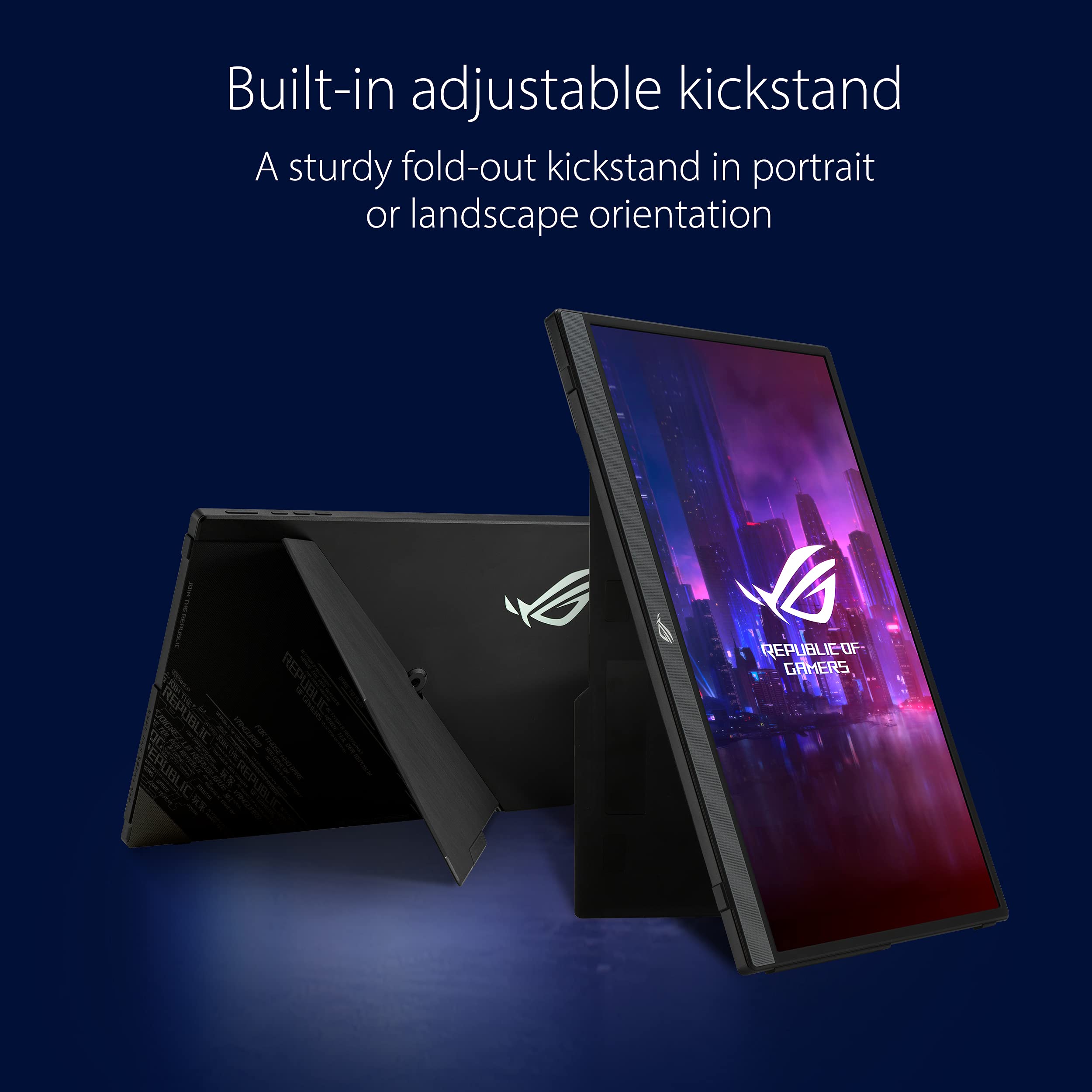 ASUS ROG Strix 15.6” 1080P Portable Gaming Monitor (XG16AHPE) (Renewed)