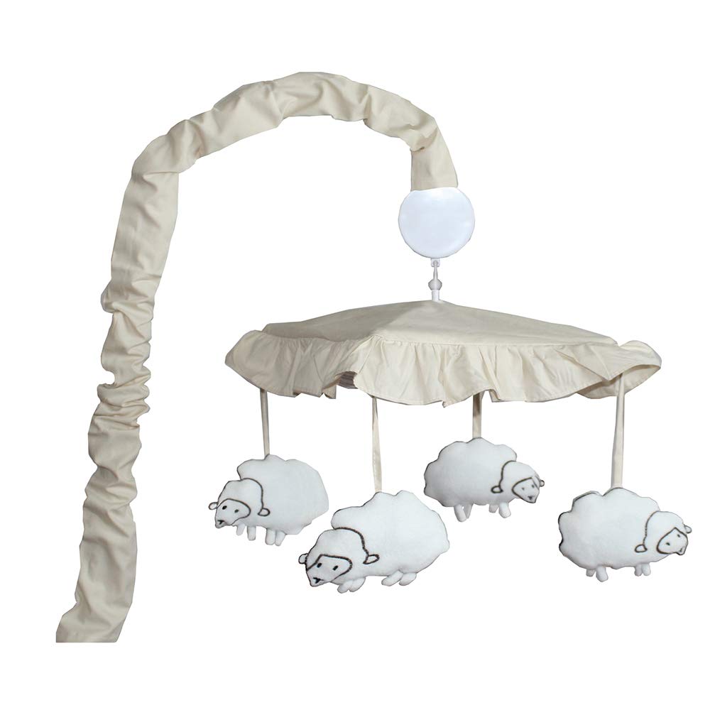 BabyFad Sheep Lamb 9 Piece Baby Crib Bedding Set 100% Cotton