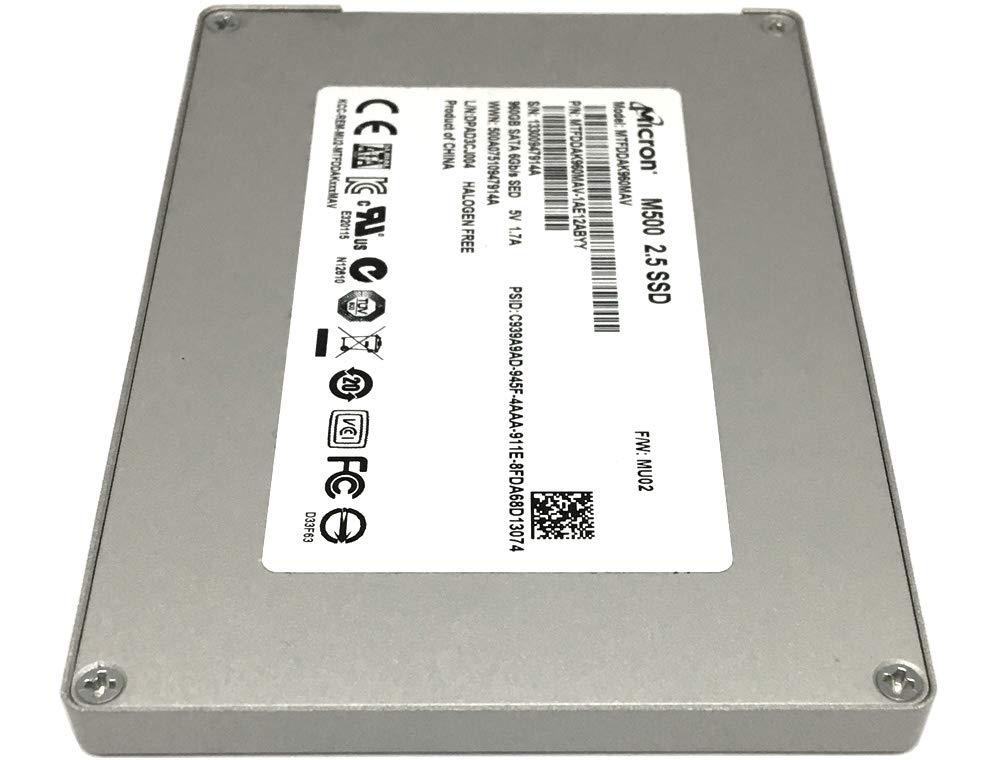 Micron M500 960GB 2.5-inch SATA III MLC (6.0Gb/s) Internal Solid State Drive (SSD) (MTFDDAK960MAV) - 5 Years Warranty