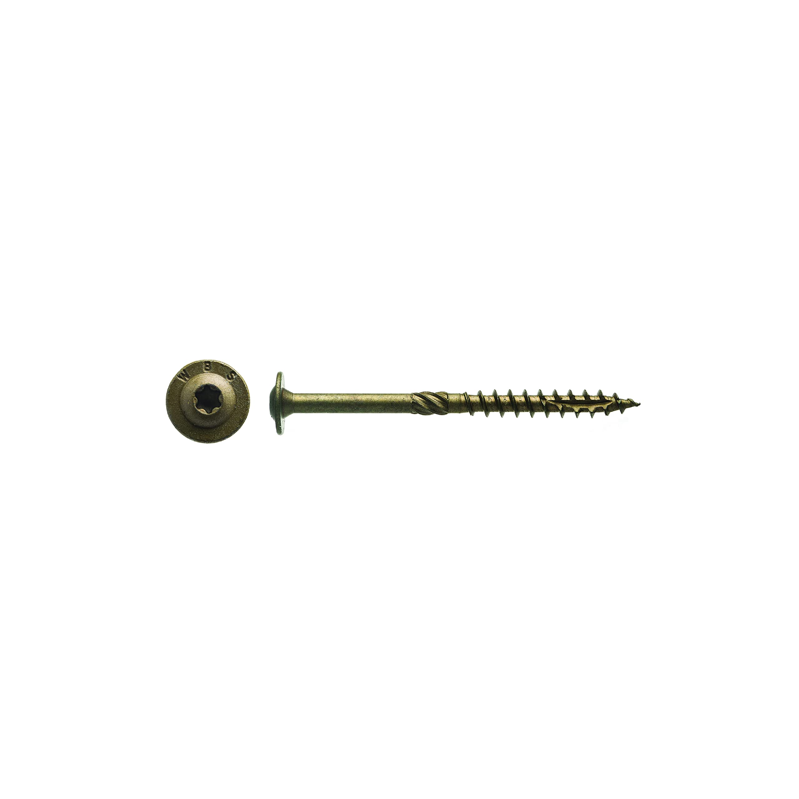 14 x 3" Bronze T-25 Lag Screw 100/Bucket