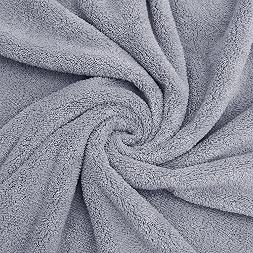 BlueSnail Soft and Comfortable Waterproof Changing pad Liner Portable Coral Fleece Diaper pad Liner (Gray)