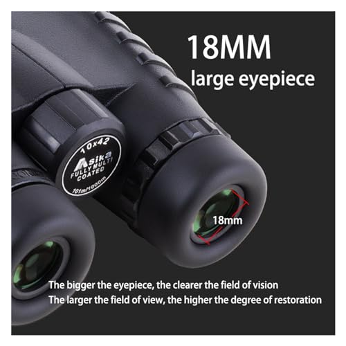 10x42 Binoculars Wide Angle Professional High Power Binoculars Bak4 Prism FMC Coated Binoculars Outdoor Camping