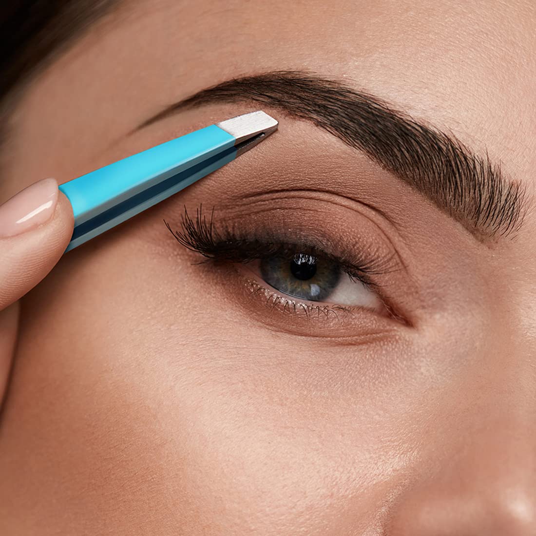Tweezers for Eyebrows,Blinkeen 2 Pack Tweezer Set,Precision Tweezers for Ingrown Hair/blackhead/craf/splinter,Professional Eyebrow Tweezers.