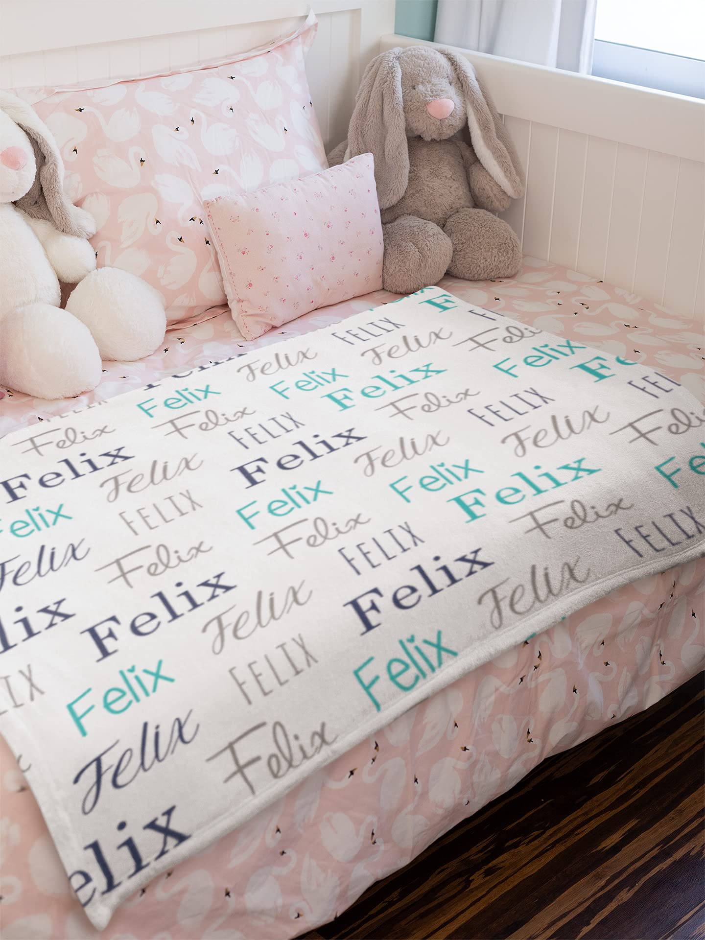Personalized Name Swaddle For Newborn With Name Blanket, Customized Gifts for Newborn Boy, Customized Name Baby Gift Blanket, Customized New Baby Gift Blanket, Baby Blanket, Baby Girl Gift Birthday