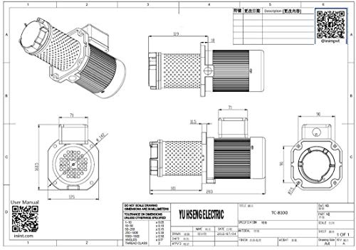 1/8 HP Lathe BandSaw Machinery Circulation Coolant Pump, Immersion Length 100mm(4"), NPT 1/2" thread, Single 1 Phase 120/240V