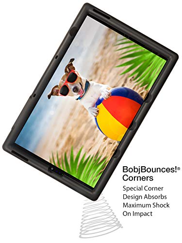 BobjGear Bobj Rugged Tablet Case for Lenovo Tab M10 HD 2nd Gen 10.1 inch Models TB-X306F, TB-X306X Kid Friendly (Bold Black)