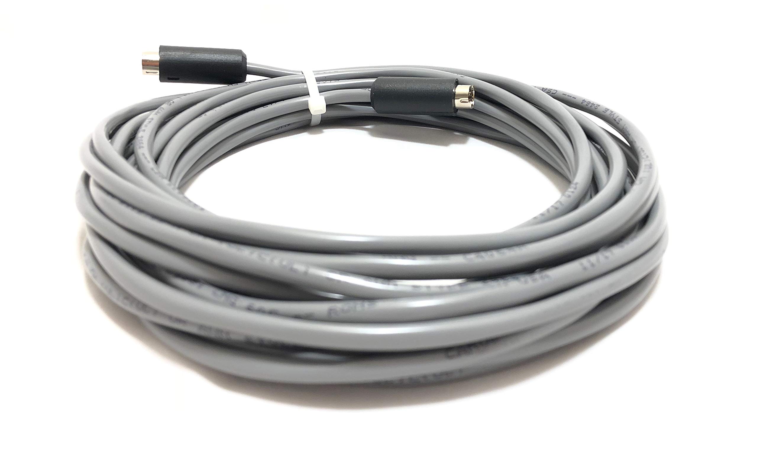 150' VISCA Daisy Chain Cable VISCA RS232 Cable for Sony, PTZ Optics, Go Electronic and Other VISCA Compatible Cameras (8 Pin Mini Din to 8 Pin Mini Din) - Made in The USA