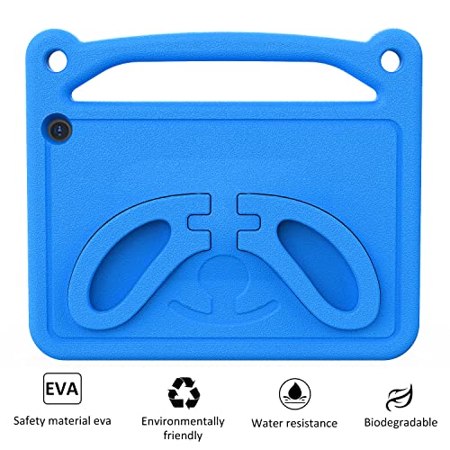 2021 Fire HD 10 & 10 Plus Tablet Case for Kids(11th Generation, 2021 Release)-Lightweight Shockproof Kid-Proof Cover with Stand for All-New Amazon Kindle Fire HD 10 Kids Tablet & Kids Pro Tablet-Blue