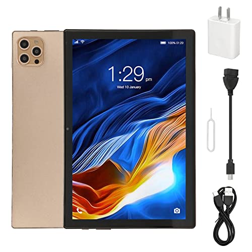 10.1Inch Tablet, 10.1Inch Tablet with Octacore CPU Processor Can Be Used to Go Home (US Plug)