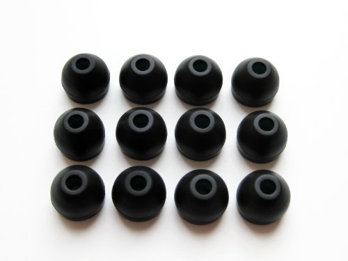 12 pcs (M) Medium Hybrid Replacement Set Earbuds Eartips Compatible with Sony XBA, MDR and DR Series in-Ear Earphone Headsets