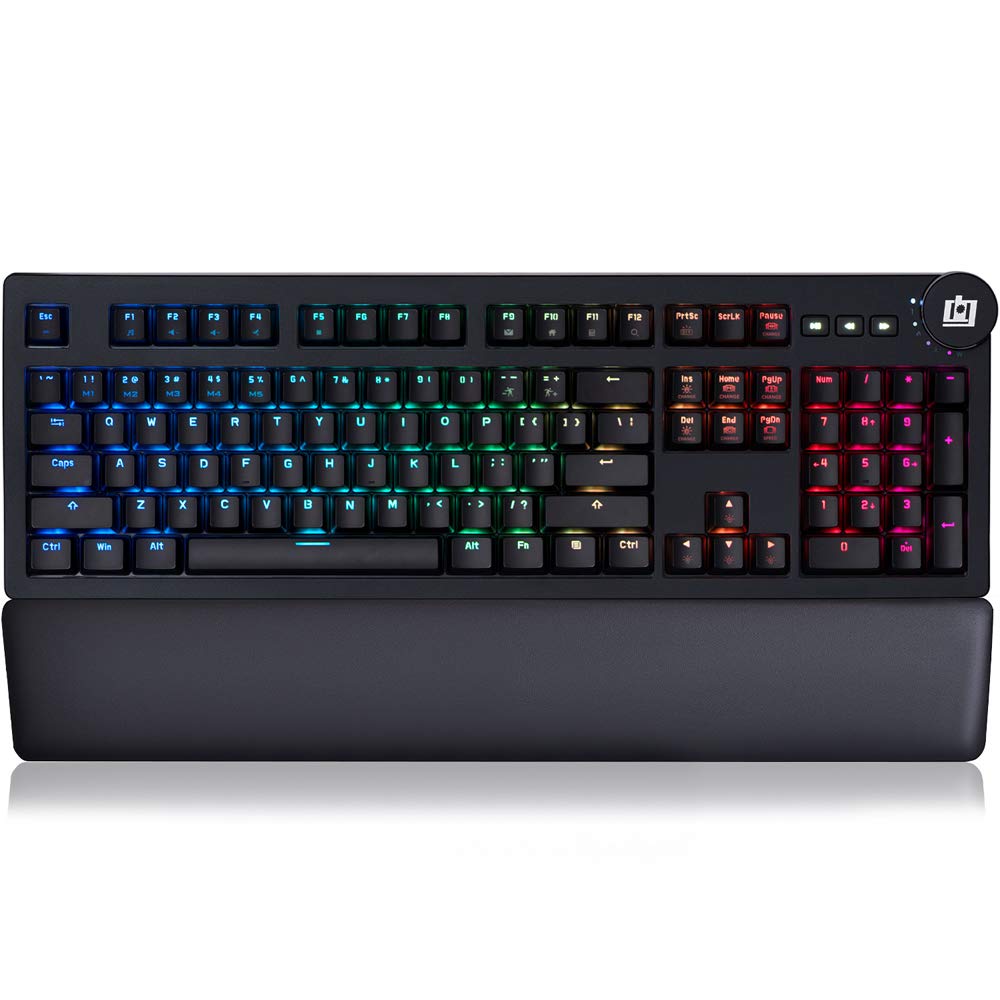 LG 27UK650W 27" 4K 3840 x 2160 16:9 HDR IPS Dual Monitor Bundle with Deco Gear Mechanical Keyboard Cherry MX Red + 2X 6FT Universal 4K HDMI 2.0 Cable