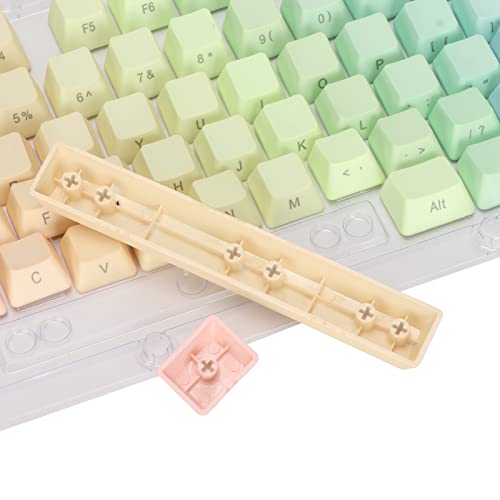 104Pcs PBT Keycaps Keycap Set,Colorful DIY Keycaps for Mechanical Keyboard,Ergonomic Matte Appearance Design,Gaming Keyboards Keycaps Replacement