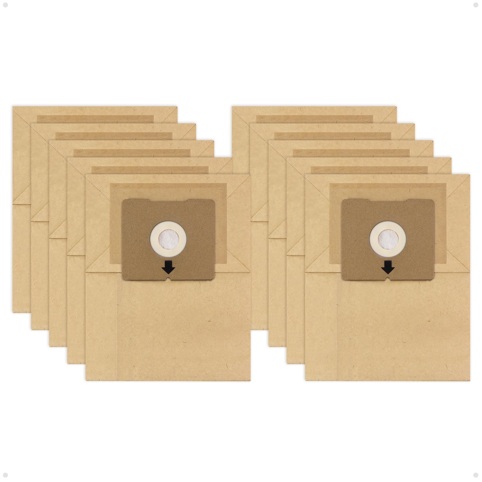 10 Pack Replacement Vacuum Cleaner Bags for Bissell Zing 4122 Series, 2154A, 2154W, 4122D, 2154,1668, 1668W Canister Vacuum, Part # 2138425, 213-8425