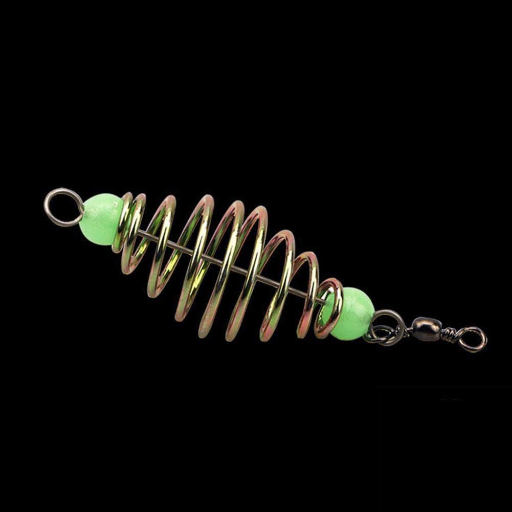 10Pcs/Set Fishing Bait Spring Lure Inline Hanging Tackle Tools Fishing Feeder Steel V7D9 Accessories Fishing
