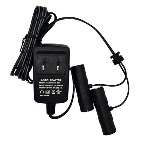 Convert Dual AA Devices to Electric Power | Rechargeable Backup | Uninterrupted Operation | Ideal for Dual AA Clocks and Devices | 1 NiMH Dual Battery Adapter 1.3V