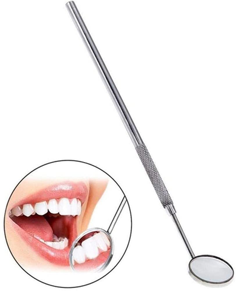 Oral Magnifying Mini Mouth Mirror Tool Inspect Instrument Auto Dentist Magnifier Intraoral(3 Pcs)