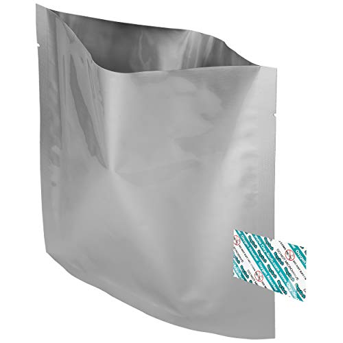 20 Pack of Mylar 8x8 Bags & 20 Pack of Oxygen Absorbers
