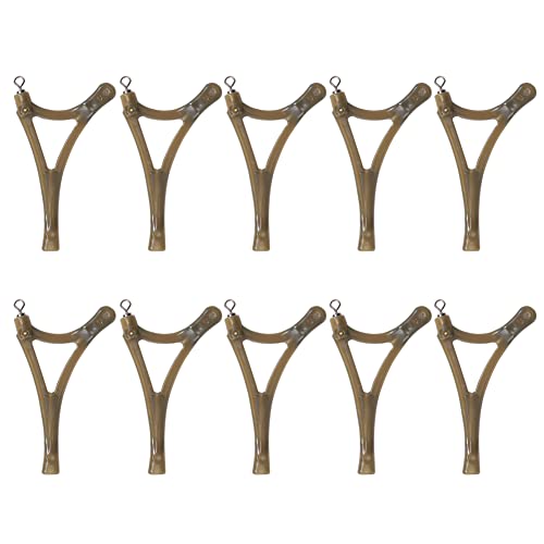 10pcs Carp Fishing Anti Tangle System for Feeder Cage Carp Rigs Tool Side Bends Swivel Fish Tackle Accessories