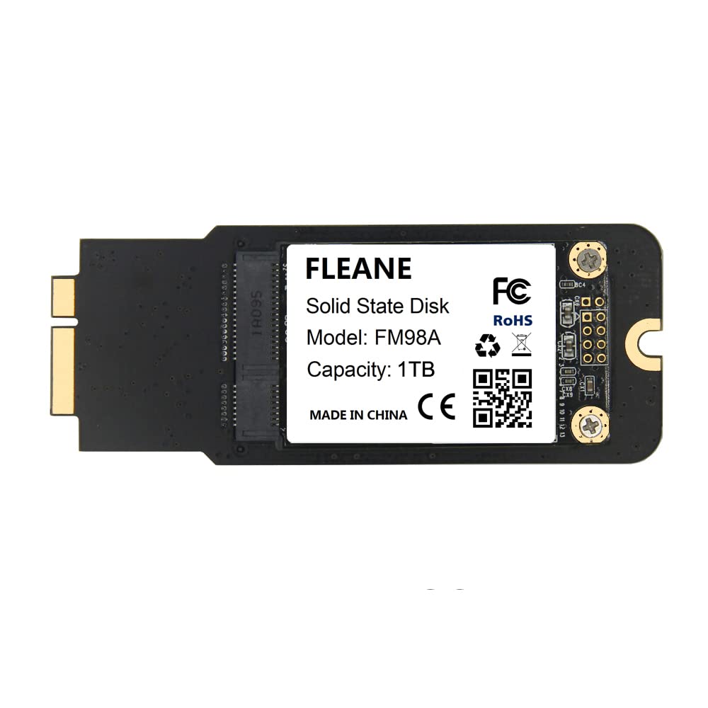 FLEANE FM98A 1TB SSD Compatible with MacBook Pro A1398 A1425 (Late 2012, Early 2013), Includes Installation Tools (1TB)