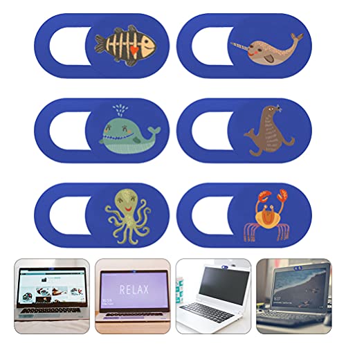 SOLUSTRE 6Pcs Lens Cover Eye Webcam Cover Slider Webcam Cover Blocker Camera Cover for Laptop Tablet Computer Camera Cover Webcam Privacy Lap Desk Webcam Slide Cover Cell abs